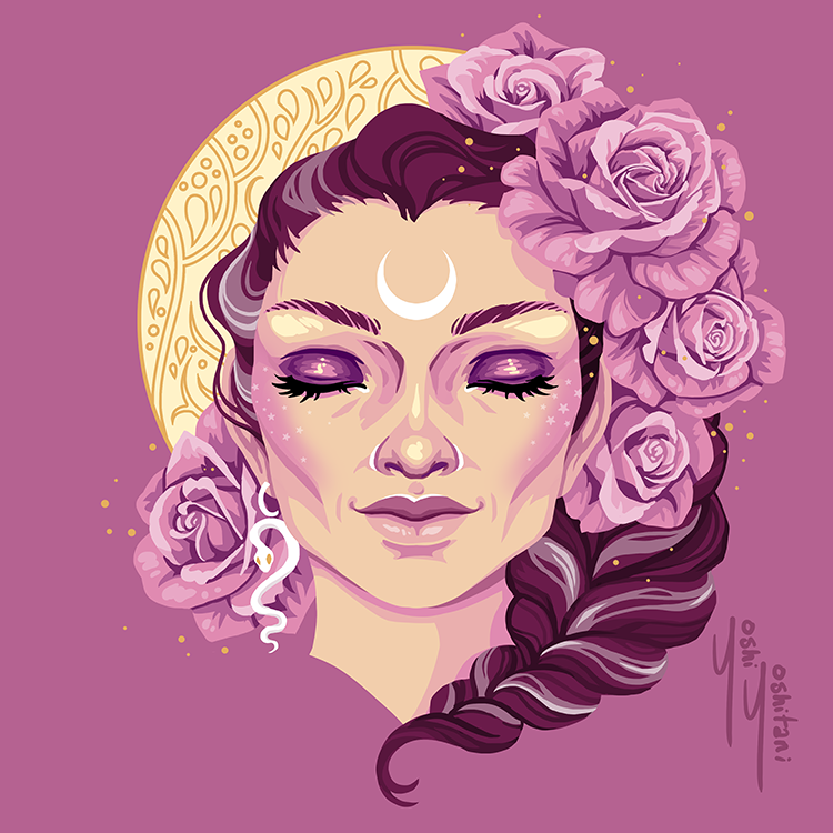 Triple Goddess - Mini Print Trio – Yoshi Yoshitani