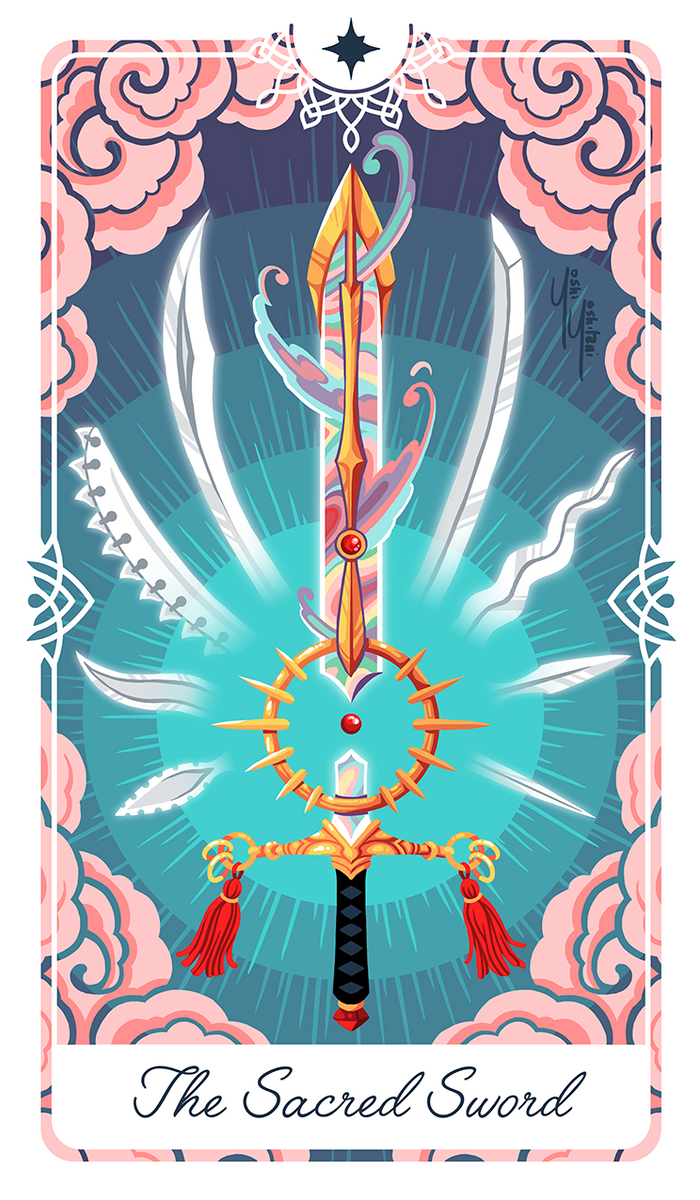 The Sacred Sword - Oracle Deck Print – Yoshi Yoshitani