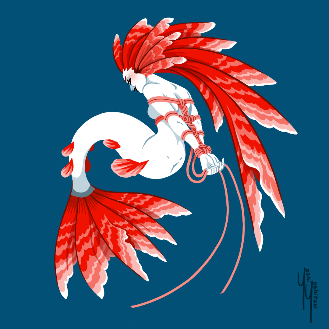 Shibari Mermaids - Mini Print Trio – Yoshi Yoshitani
