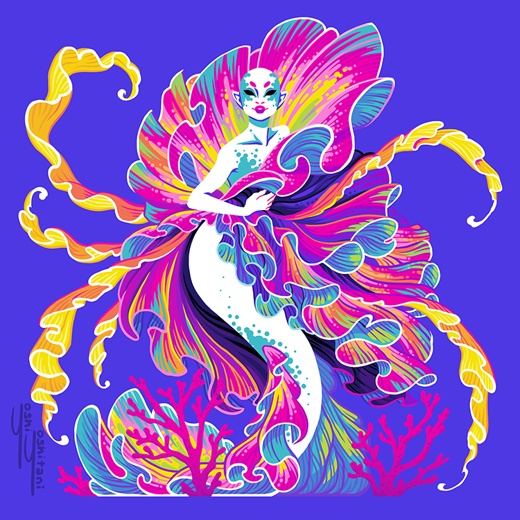 Trans Mythical Monsters - Mini Print Trio – Yoshi Yoshitani