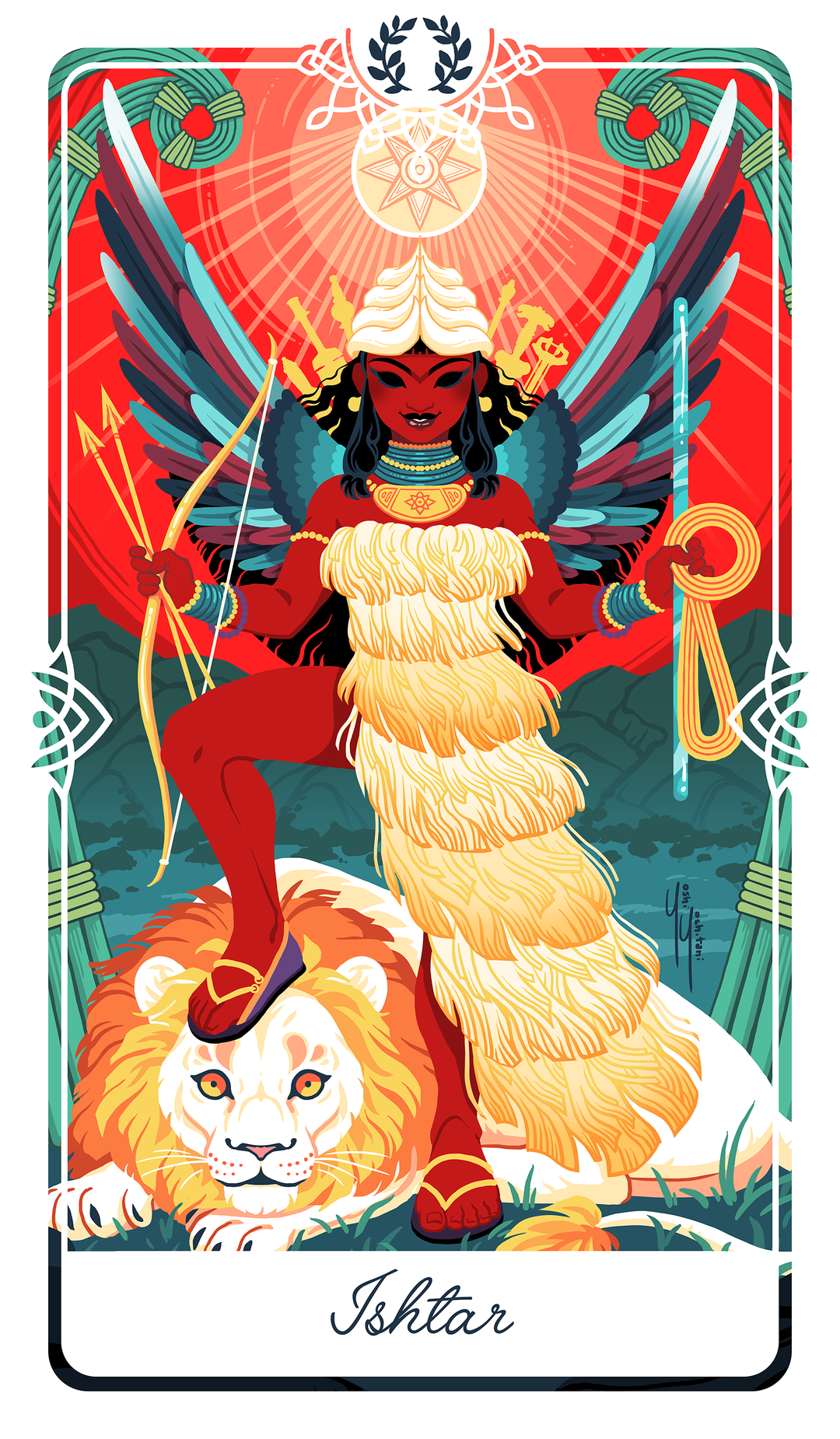 Ishtar - Oracle Deck Print – Yoshi Yoshitani